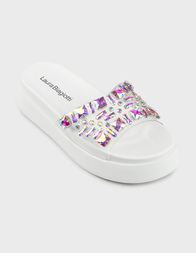Шлепанцы Laura Biagiotti 9108-sil-strass_white_226724 (Белый) в ...